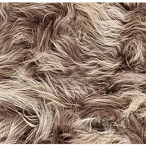 Premium, Hypoallergenic, Natural Long Hair (Taupe) Icelandic Sheepskin Fur Area Rug - Perfect as an Area Rug, Fur Throw, Chair Cover, Home Decoration, and Carpet…