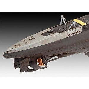 Revell RV05154 05154 5154 German Submarine Type VII C/41 1: 350 Plastic Model Kit, Various