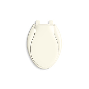 KOHLER TRANSITIONS® READYLATCH® QC EB T SEAT, Ready Latch, Elongated, BISCUIT