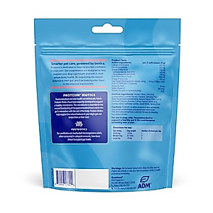 Protexin Daily Care Gut+ Skin & Coat, 60 postbiotic Dog Supplement Chews – Salmon and Sweet Potato Flavored