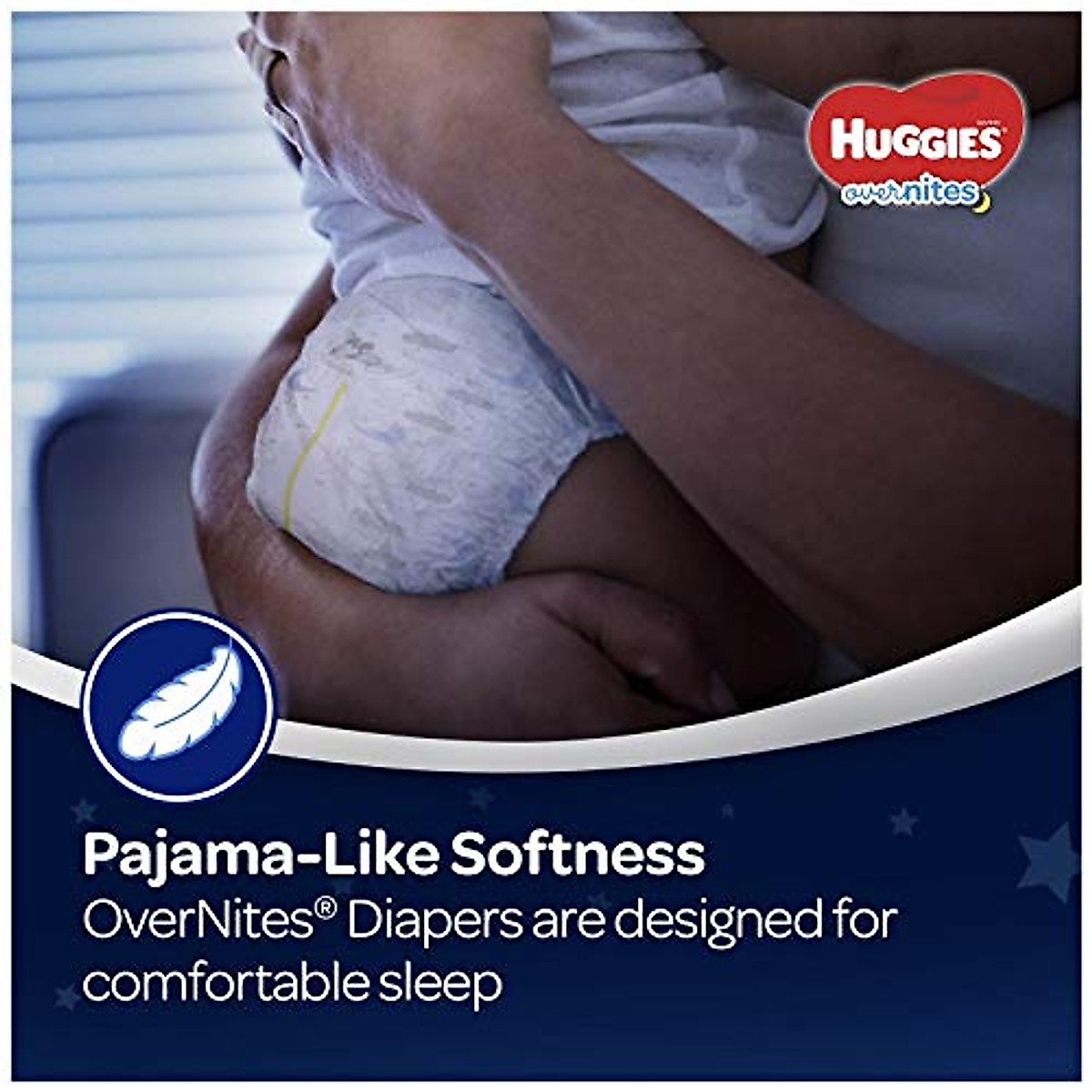 HUGGIES OverNites Diapers, Size 5 (27+ lb.), 18 ct, Overnight Diapers, Jumbo Pack (Packaging May Vary)