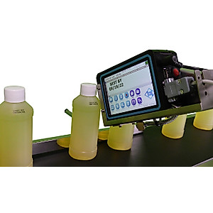 Preza Supra + Plus in Line Inkjet Coder, Inkjet Coding Machine, Date Coding Machine, Date Coder + EJ47SBK Black Ink USA