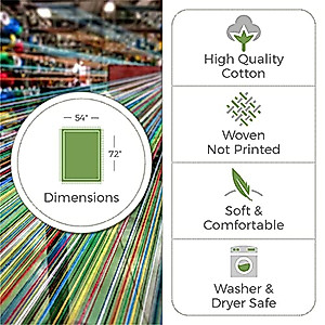 Pure Country Weavers The Holy Spirit Descended on Him Blanket by Stephen Sawyer - Scriptures - Luke 3:22 - Religious Gift Tapestry Throw Woven from Cotton - Made in The USA (72x54)