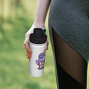 Cookie Printed Student Thermos Water Cup, Portable Water Cup