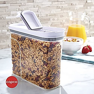 Copco Cereal Storage Container, 2.64-Quart, Clear