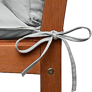 AvgnLxqe Swing Replacement Cushions 2-3 Seater Patio Swing Cushion with Backrest Waterproof Bench Cushion Loveseat Thick Garden Seat Cushion for Outdoor Patio Backyard Furniture (White 39.3x39.3in)