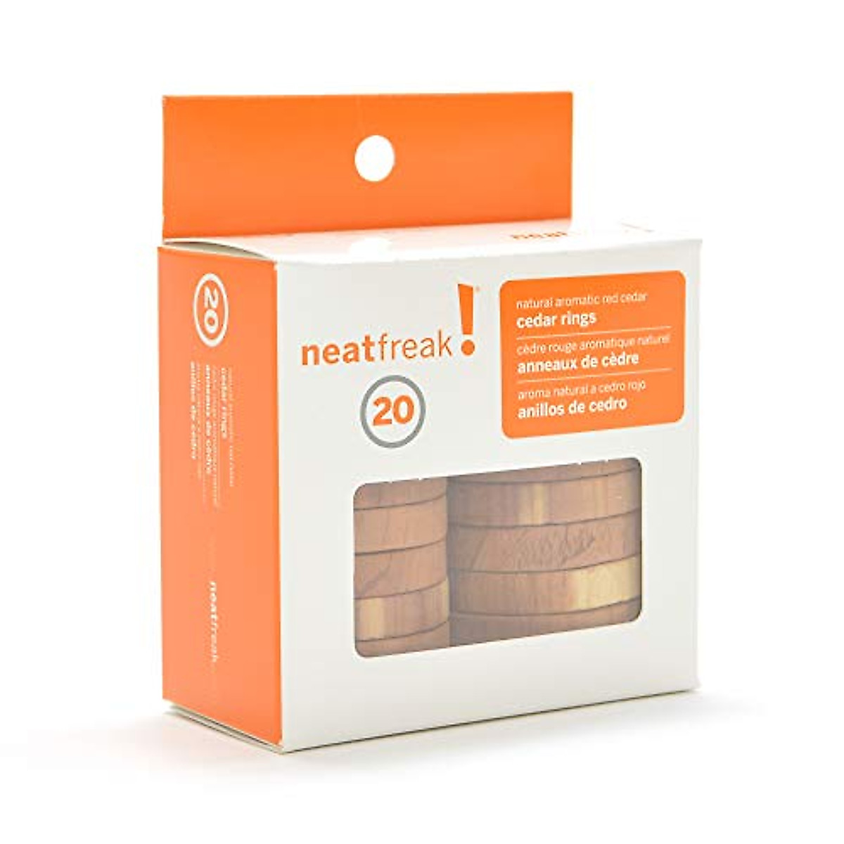 neatfreak! Set of 80 Natural Cedar Rings
