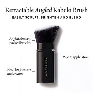 LAURA GELLER NEW YORK Baked Balance-n-Brighten Foundation with Kabuki Brush Makeup Set, Golden Medium