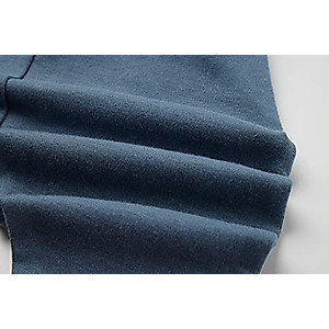 AIUI-HARNSBORN Baby 2 Pack Flexy Pants and Leggings, Infant Boys Girls Tapered Ankle Jogger Pants(12-18 Months, Blue/Black)