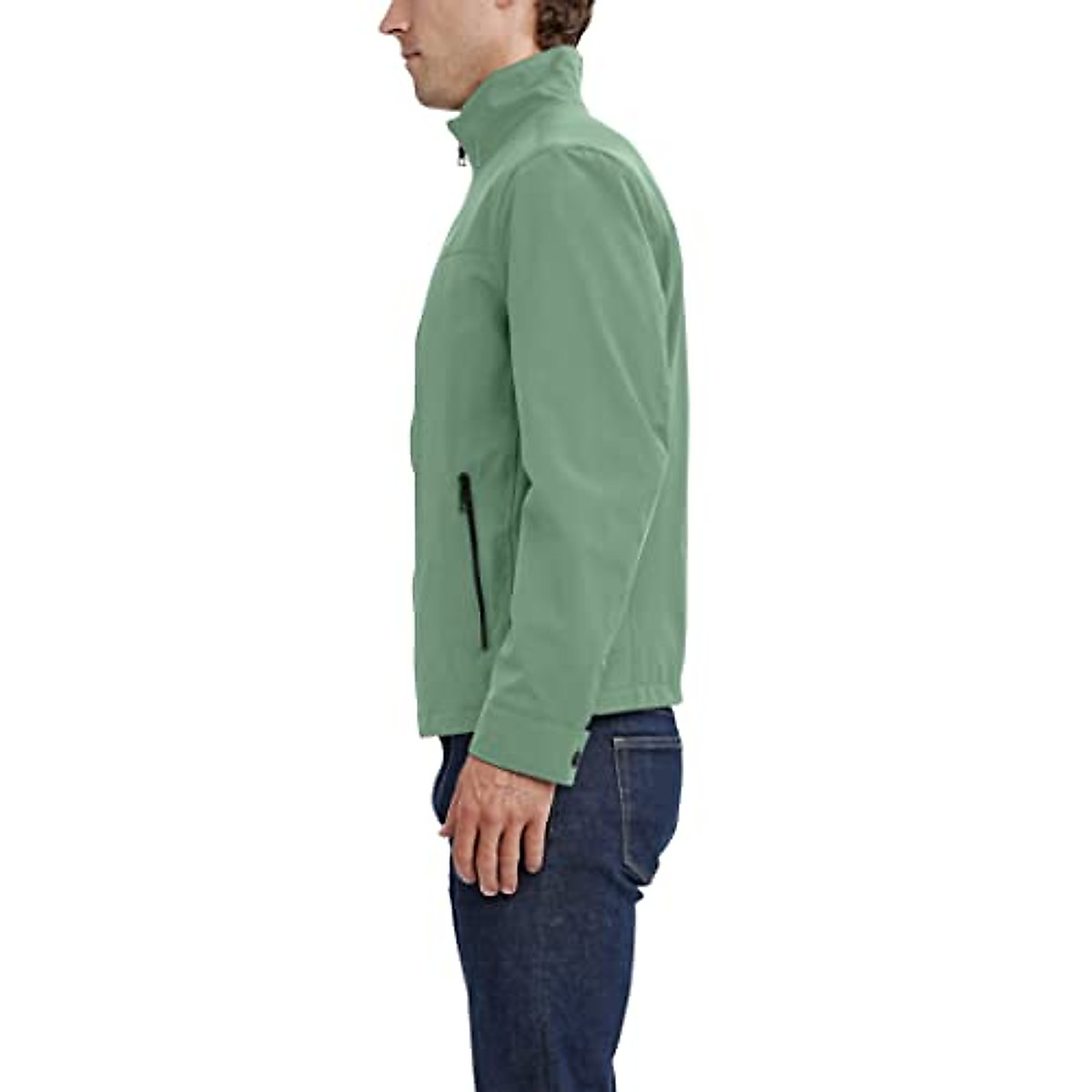 Nautica Men's Waterproof, Windproof, Golf, Hiking, Travel, Casual Wear Windbreaker Jacket, Ivy Green, Small