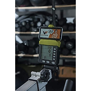 Phone Holder Made for PM5 Monitors of Concept 2 Rower, SkiErg and BikeErg - Silicone Smartphone Cradle Compatible with Concept 2 Rowing Machine. Ideal Rower Accessories