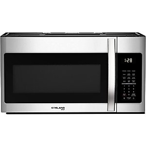 30 Inch Over the Range Microwave Oven, GASLAND Chef OTR1902S Over the Stove Microwave with 1.9 Cu. Ft. Capacity, 1000 Watts, 400 CFM Exhaust Fan and LED Light, 13.5" Glass Turntable, Stainless Steel