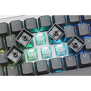 Drop ALT Mechanical Keyboard — 65% (67 Key) Gaming Keyboard, Hot-Swap Switches, Programmable Macros, RGB LED Backlighting, USB-C, Doubleshot PBT, Aluminum Frame (Halo True, Gray)