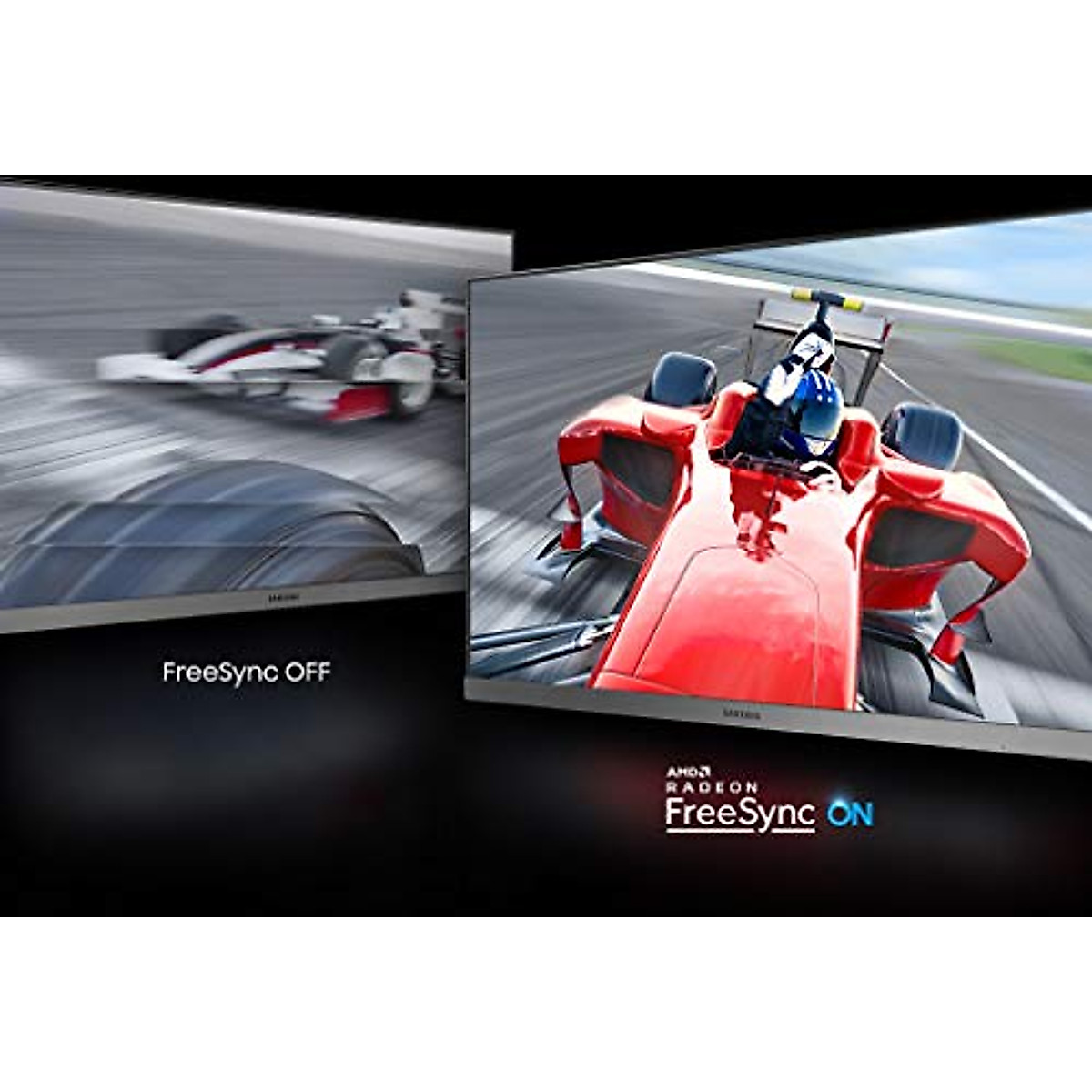 SAMSUNG 24" FHD Monitor with Bezel-LESS Design - LS24R350FHNXZA, Dark Blue Gray