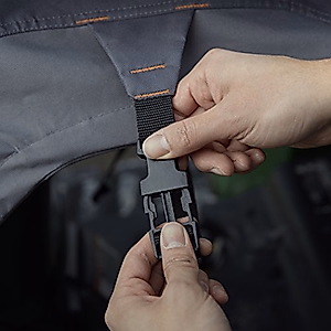 Classic Accessories Compact Utility Tractor Cowling Cover, Black