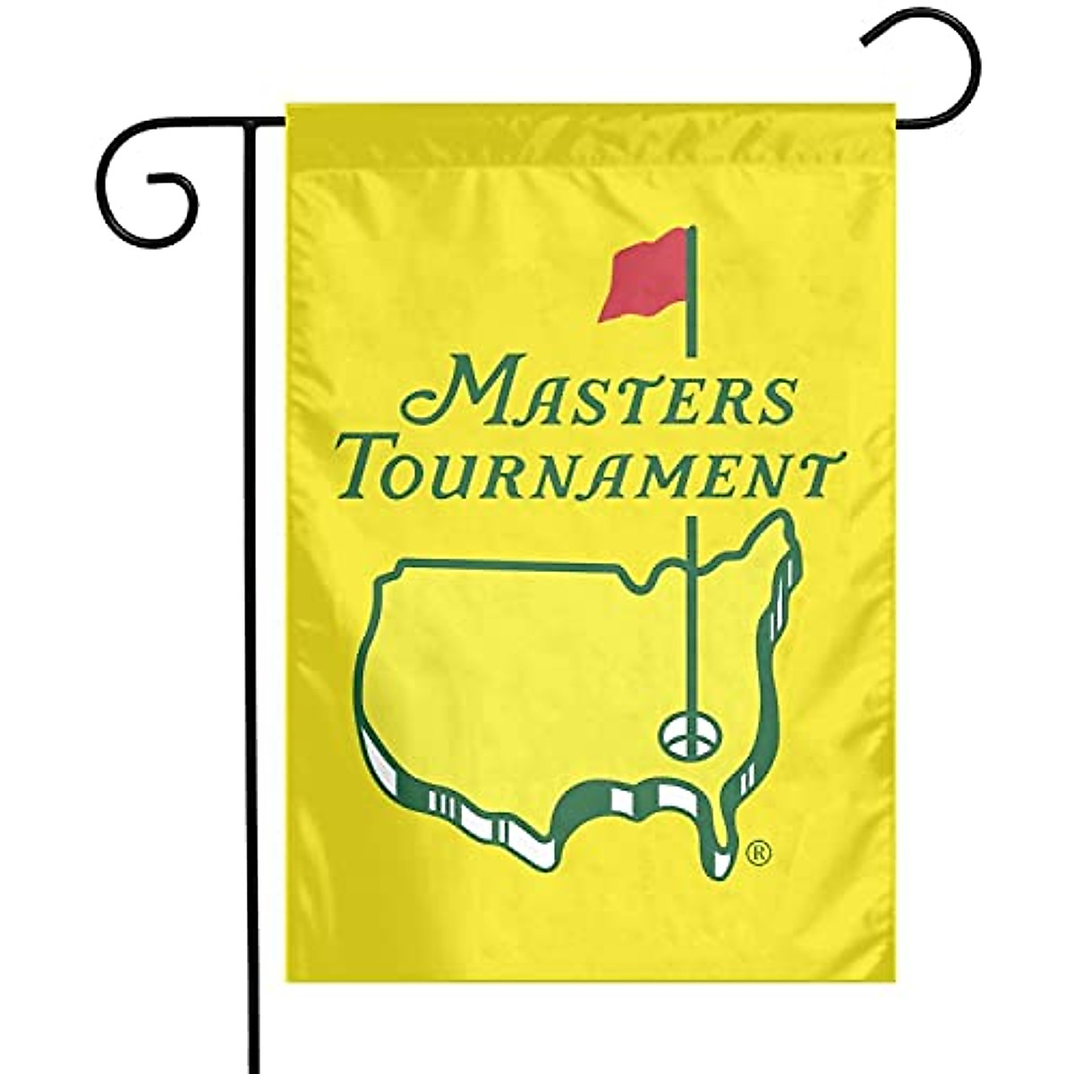 MQBH Masters Tournament Augusta National Golf Garden Flags Home Yard Patio Lawn Outdoor Decorative 12x18 Inches