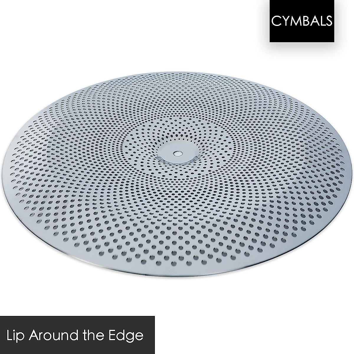 Low Volume China Cymbal, 18 inches Practice China Cymbal, Quiet China Cymbal (18'', Matte Silver)