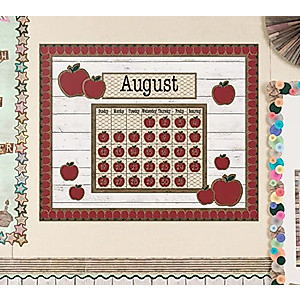 Teacher Created Resources Home Sweet Classroom Apples Calendar Days (TCR8701) Multi