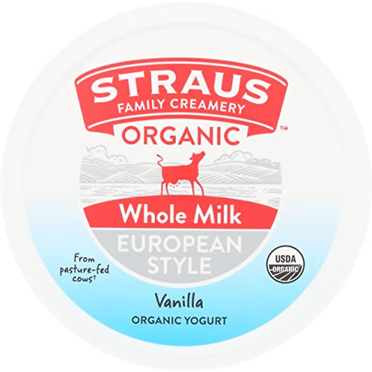 Straus Family Creamery, Organic Vanilla Whole Milk Yogurt, 32 oz