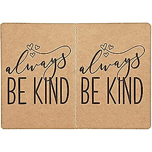 Kindness Counts Kraft Pocket Journals, Bulk Journals for Kids (4 x 5.75 in, 24 Pack)