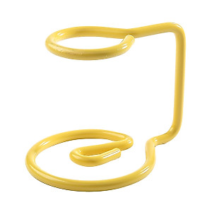 1-Well Wire Rack for 50 mL Tubes, Epoxy-Coated Steel, Autoclavable, Yellow