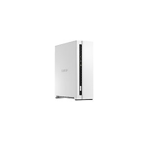 QNAP TS-133-US 1 Bay Affordable Desktop NAS with ARM Cortex-A55 Quad-core Processor and 2 GB DDR4 RAM (Diskless)