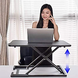 TREXD Lifting Desktop Computer Desk, Household Folding Adjustable Computer Desk, Wood-Based Panel (Color : D)