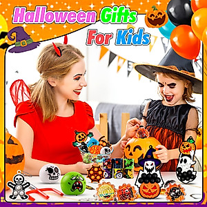 ChildFun 320 PCS Halloween Party Favors for Kids, Halloween Toys Bulk, Fidget Toys Bulk, Halloween Goodie Bag Stuffers, Halloween Classroom Favors, Halloween Treats Non Candy