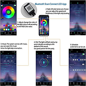 High Glossy LED Black TV Stand for 55/60/65 inch TV,Modern LED Entertainment Center with Adjustable Storage Shelves,Game Console Entertainment Center,TV Table Media Furniture (57inch, Black)