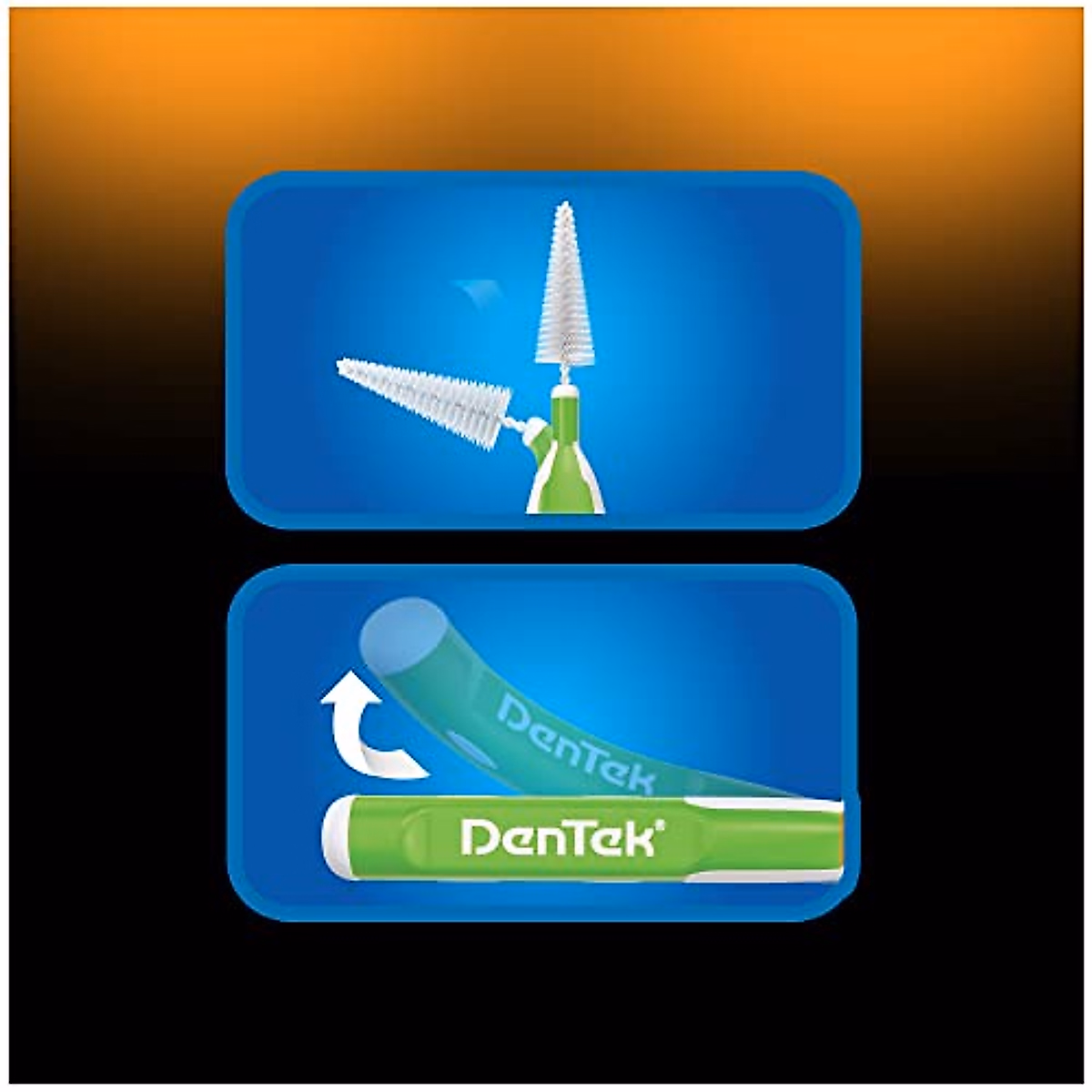 DenTek Easy Brush Plaque Control Interdental Cleaners, Tight, 16 Count, 6 Pack