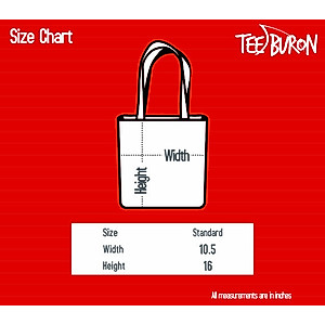 Teeburon Got Oxs? Linear Canvas Tote Bag 10.5" x 16" x 4"