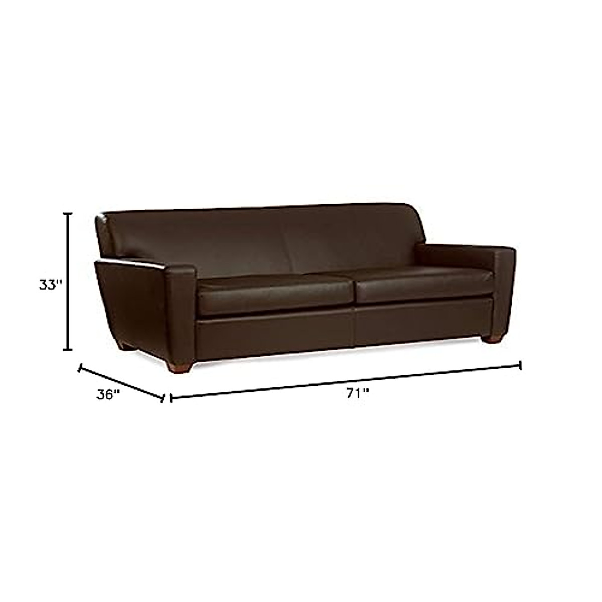 Borgo Ascot Sofa, Brown