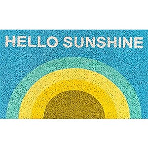 Novogratz by Momeni Rugs "Aloha Collection Hello Sunshine Doormat, 1'6"" x 2'6"", Multicolor"