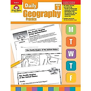 Daily Geography Practice ,Grade 3
