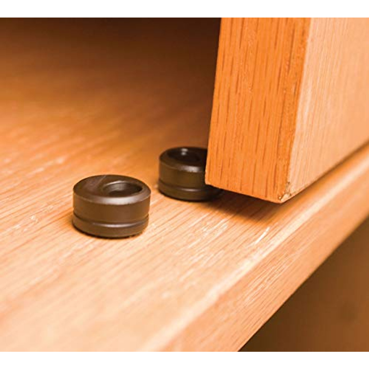 FastCap Euro Door Stop Brown No Screws- 10 Pcs