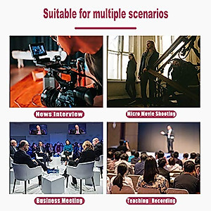 3.5mm TRS Male Microphone Cable, 1/8" Male to Male Coiled Right Angle Mic Cord Connect Camera/Recorder with Microphone Replacement for Rode SC2 Compatible with Canon Nikon DSLR SLR Camera etc