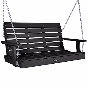 Bahia Verde Riverside Porch Swing 4ft, Black Sand