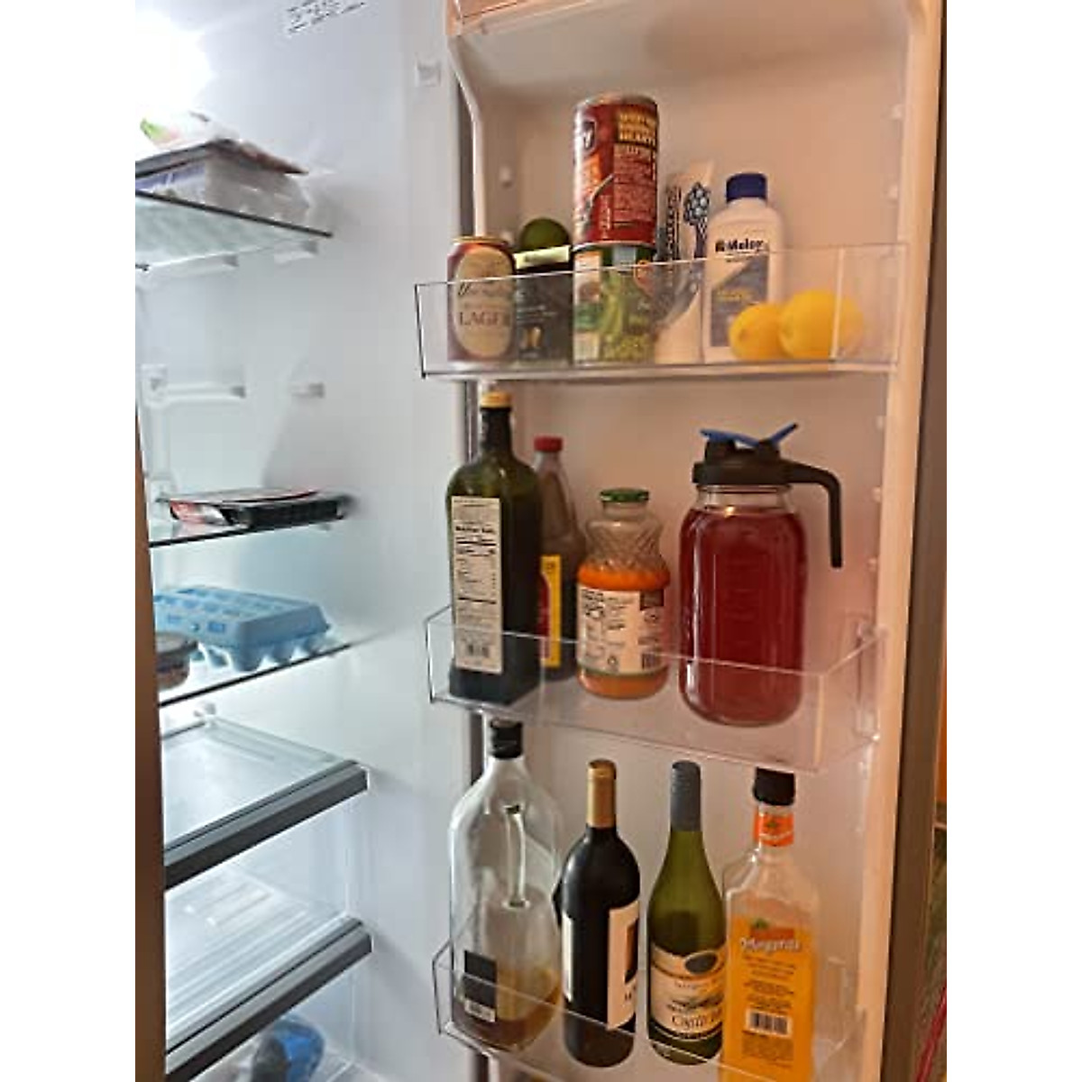 64 OZ Mason Jar Pitcher Wide Mouth 64 oz Mason Jar Pitcher with Airtight Lid and metal lid and band - 2 Quart Pitcher for Iced Tea, Sun Tea, Juice, Coffee (Blue)