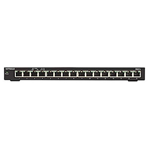 Netgear 16-Port GB UNMANAGED Switch, GS316-100PES