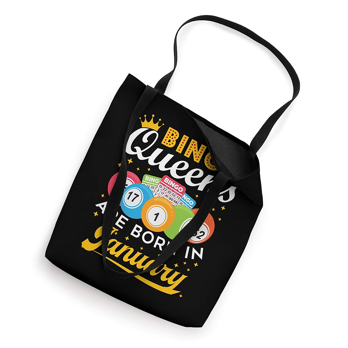 Bingo Birthday Bingo Queens Are Born in January Tote Bag