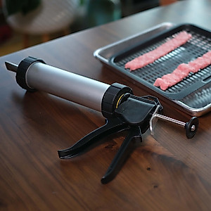 7Penn Beef Jerky Maker Kit – 9in Aluminum Beef Jerky Shooter Jerky Extruder Homemade Jerky Kit Beef Stick Maker