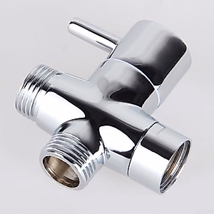 T-adapter Copper Water Separator 3-Way Valve T-Valve Adapter For Diverter Bath Toilet Bidet Sprayer Shower Head