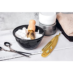 G4 Professional Straight Edge Razor for Men with 100-Pack Replaceable Derby Blades Barber Single Blade Shaving Razor -navajas para barbero