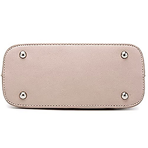 DAVIDJONES Faux Leather Hobo Purse and Wallet set for women Chain Dome Crossbody Small Bag