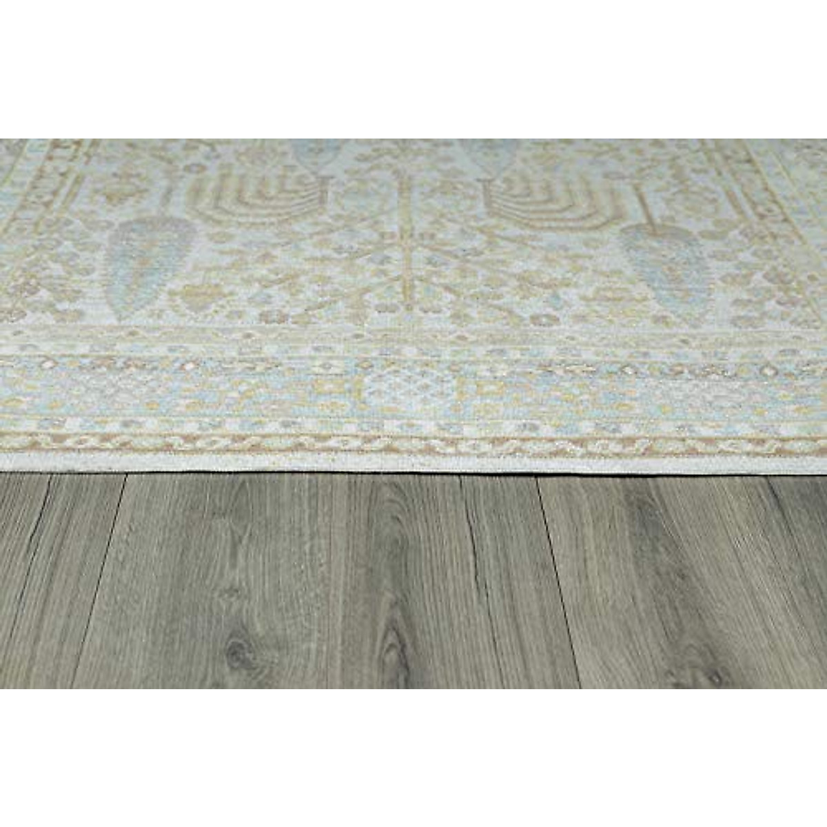 Momeni Isabella Polyester Traditional Indoor Area Rug, Ivory, 7'10" X 10'6"