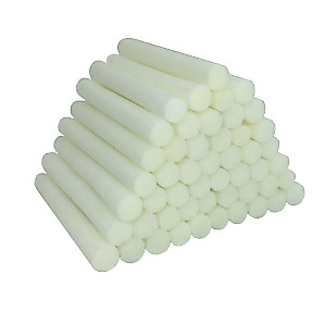 BINHAI 50-Pack Car Diffuser Sponges Refill Sticks Filter Wick Replacements, Absorbent Sponge Sticks, 2.75 X 0.31 Inch for Car Humidifier Diffuser and Mini Humidifier Ultrasonic Aroma Diffuser