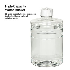 Sfozstra Automatic Pet Water,3L Large Capacity Automatic Water Dispenser, 100% BPA-Free, Gravity Pet Water Dispenser, Dog Cat Water Food