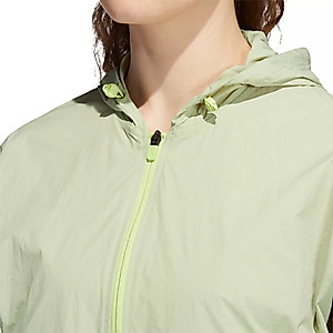 adidas Women's Utility Anorak Jacket, Magic Lime Medium