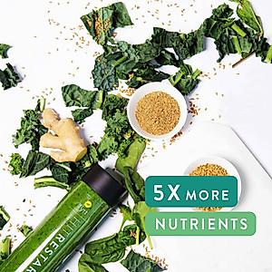 Plant-Based Kale Face Body Exfoliating Scrub Mask for Keratosis Pilaris Treatment, Strawberry Legs Treatment, Cellulite, Stretch Marks, Blackheads