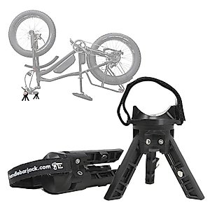 The Original Handlebar Jack Portable Repair Stand for Bicycle and eBikes | Compatible with all Electric Bikes | Set of 2 Jacks (Original Version V2)